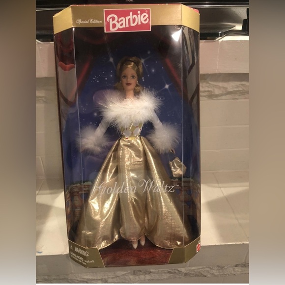Barbie Toys Mattel 998 Special Edition Golden Waltz Blonde Barbie 3017
